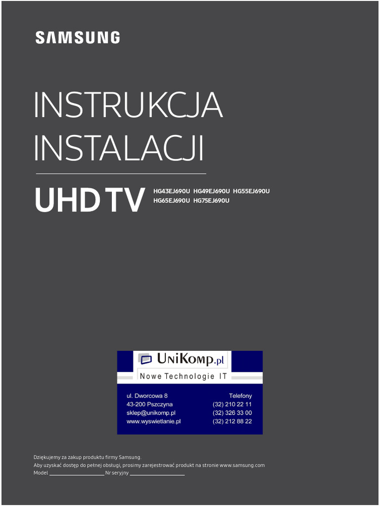 Instrukcja Obslugi | PDF