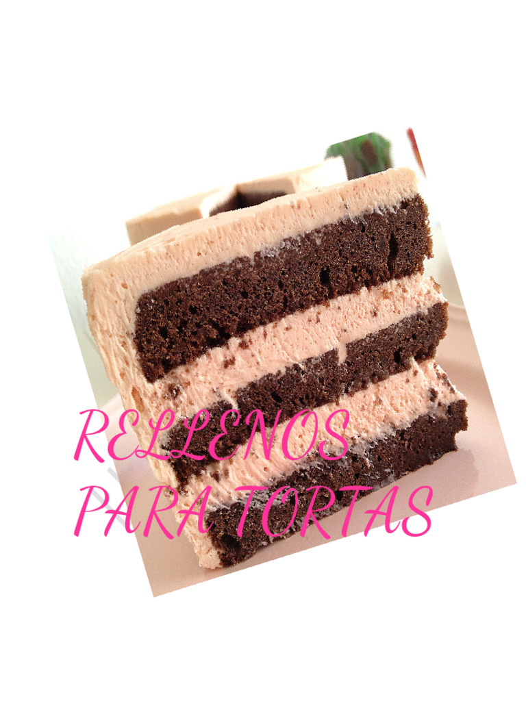 RELLENOS PARA TORTAS | PDF | lactoso | Crema