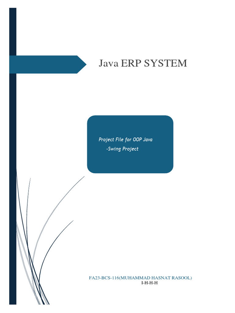 Java ERP System Project Overview | PDF | My Sql | Sql