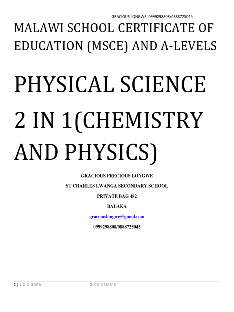 Chem&phys | PDF | Pressure | Proton