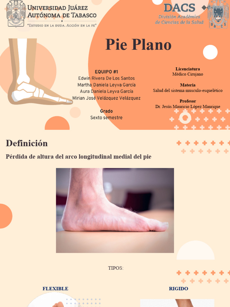 Pie Plano | PDF