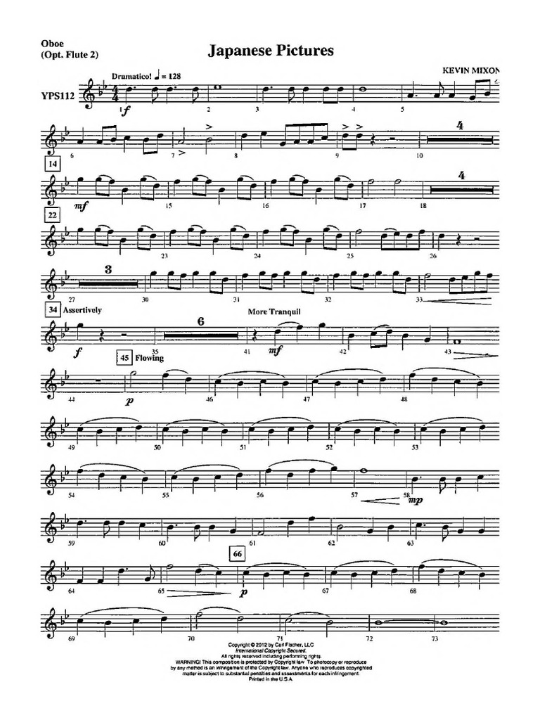 02 Japanese Pictures OBOE | PDF