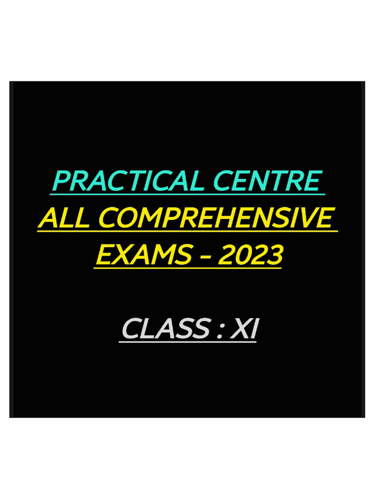 PRACTICAL CENTRE | PDF