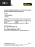 Lubrizol Additives Fact Sheet | PDF | Motor Oil | Lubricant