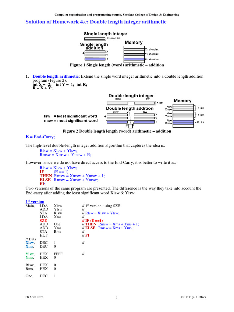 Solution 4.c Int Double Length v.3 | PDF | Software Engineering ...