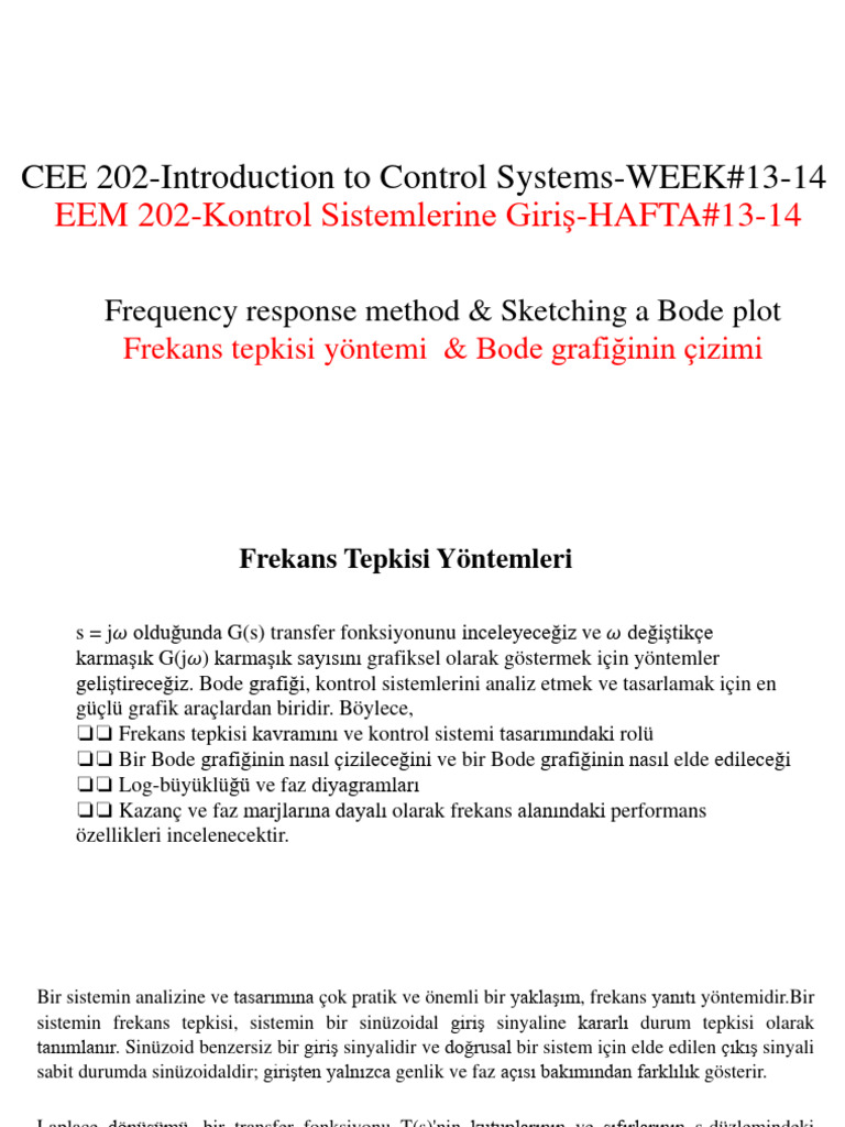 CEE EEM202 Week13-14 | PDF