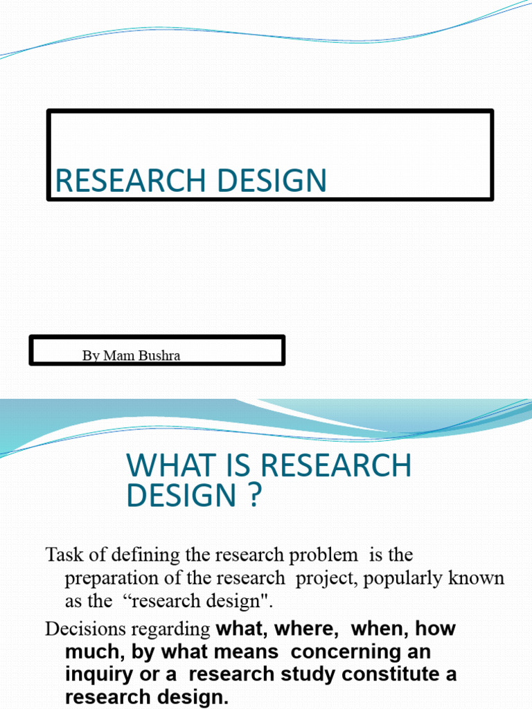 Research Design | PDF | Experiment | Dependent And Independent Variables