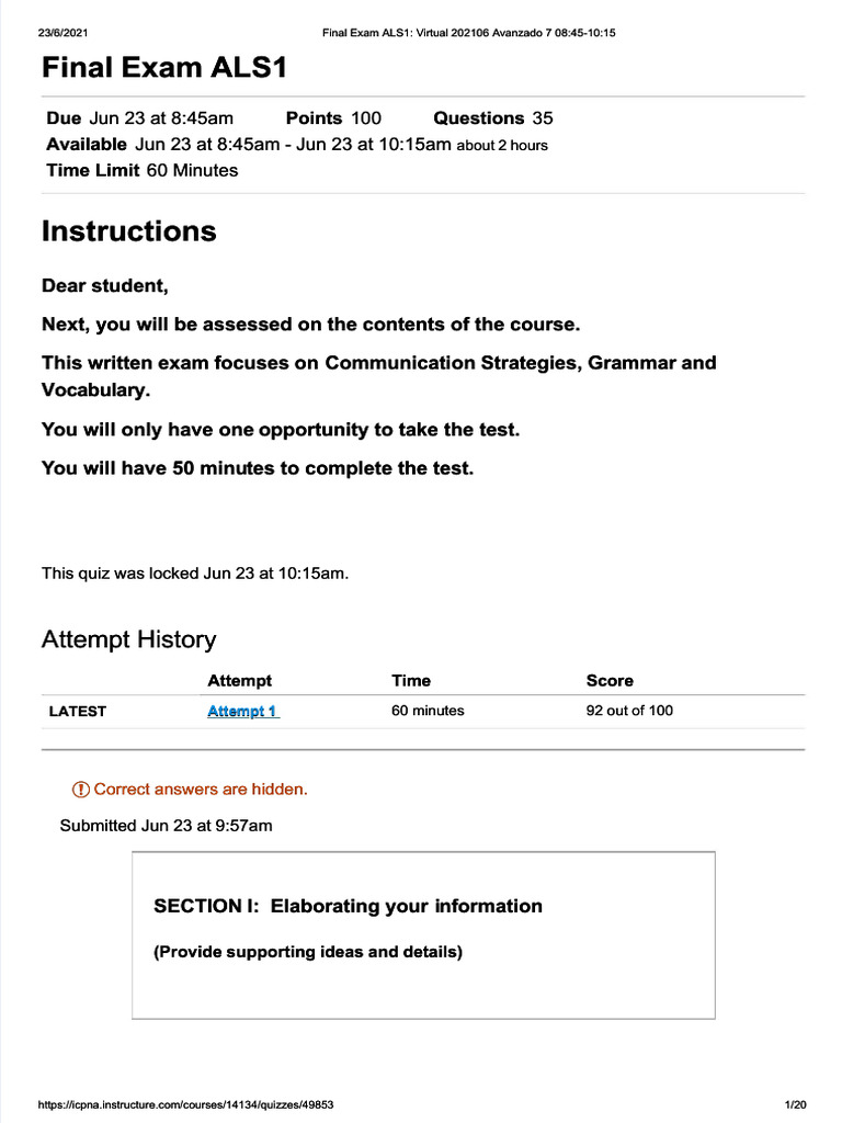ALS1 Final Exam Overview | PDF | Natural Environment | Environment
