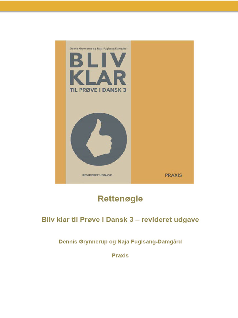 Bliv Klar | PDF