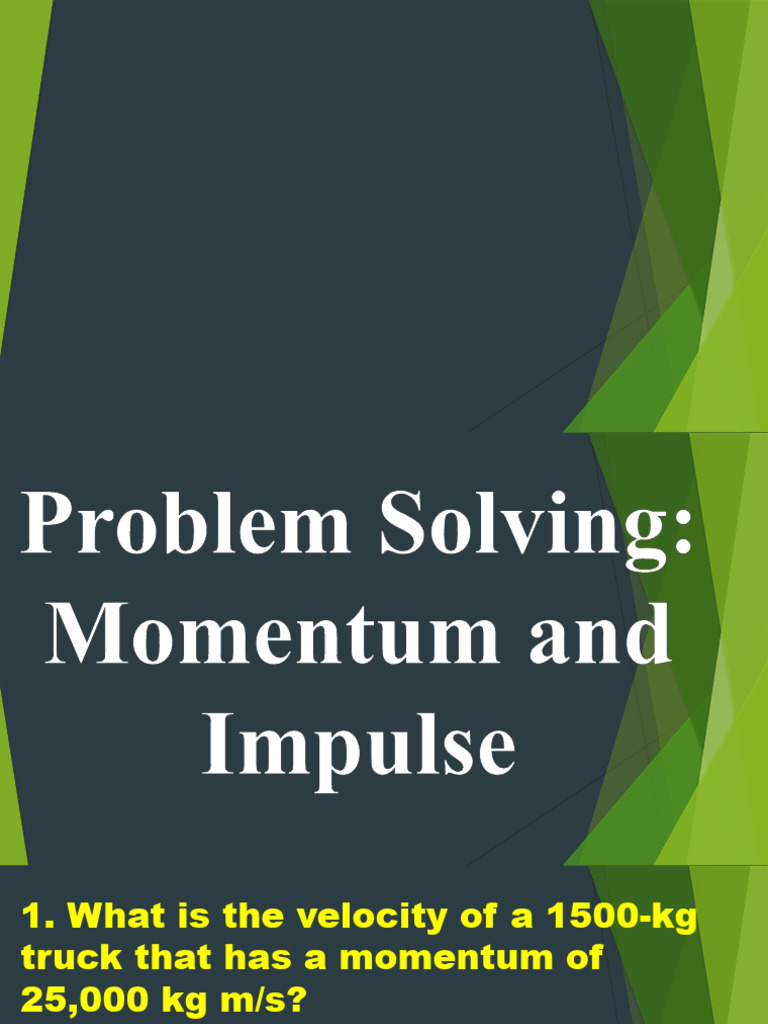 Impulse Problem Solving | PDF