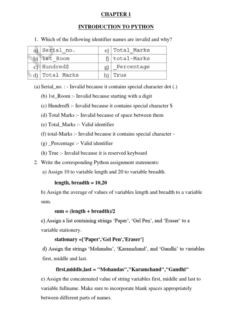 Python Basics for Beginners | PDF | Integer (Computer Science) | String ...