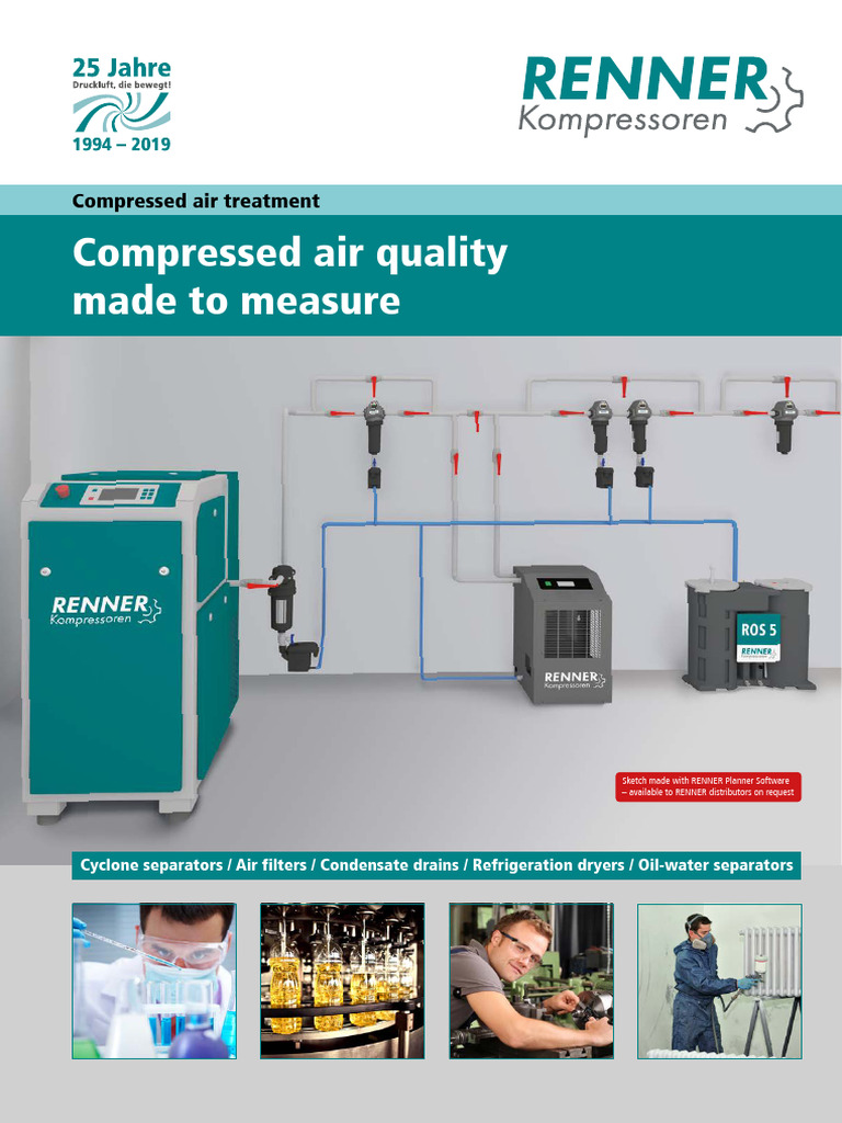 Compressed Air Treatment Solutions | PDF | Filtration | Clothes Dryer