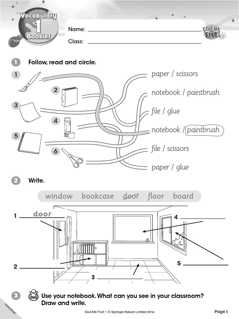 GMF L1 Vocabulary Boosters | PDF