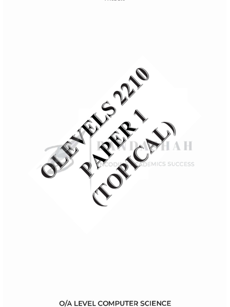 Chapter 4 Software Guess Papers | PDF | Computer Program | Programming Chapter 4 Software Guess Papers | PDF | Computer Program | Programming