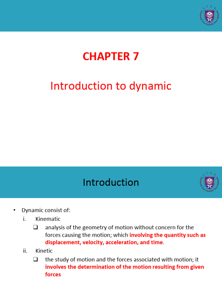 chapter7-introductiontodynamicnew | PDF | Force | Acceleration