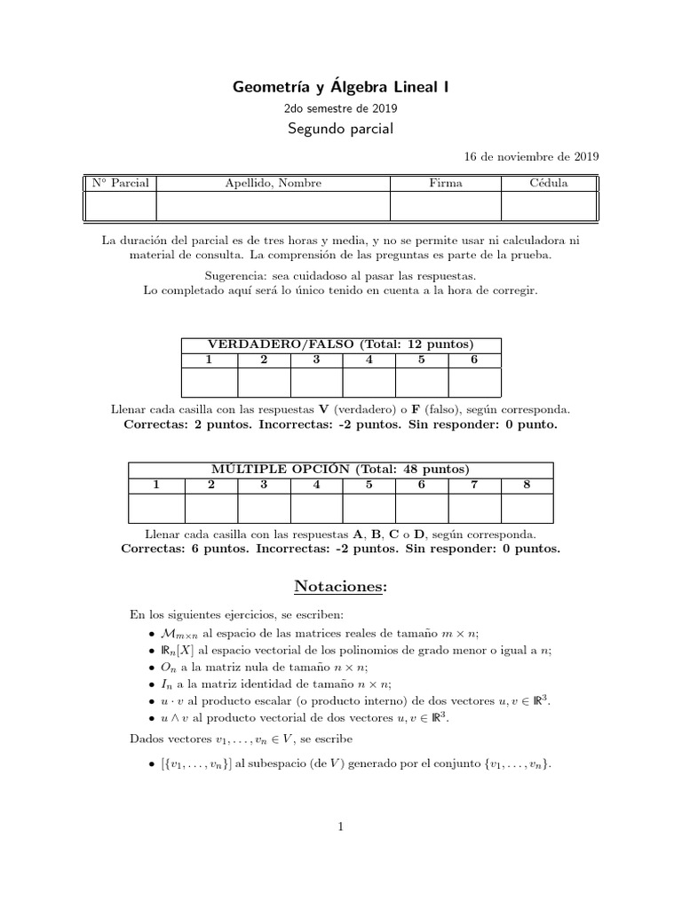 2019 - Segundo Semestre - Letra - Segundo Parcial | PDF | Mapa lineal ...