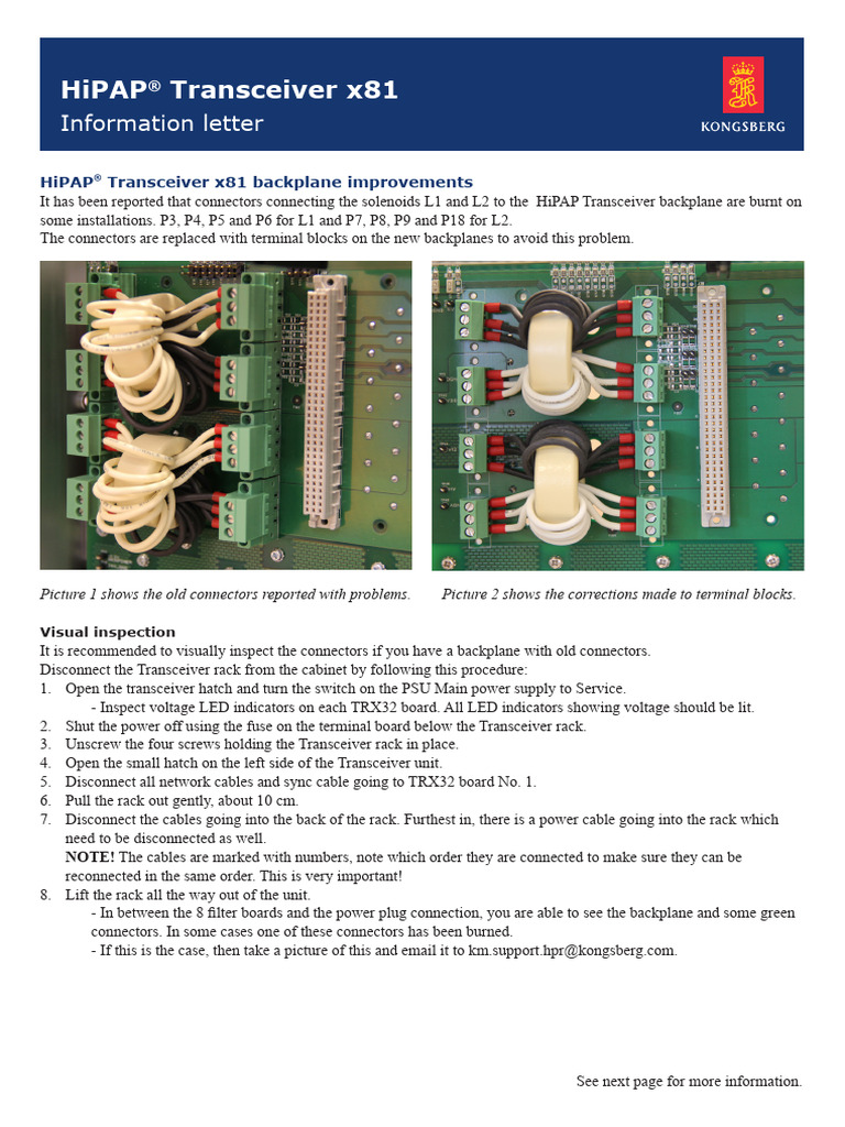 371665ab_hipap_transceiver_x81_improvement_info_letter | PDF ...