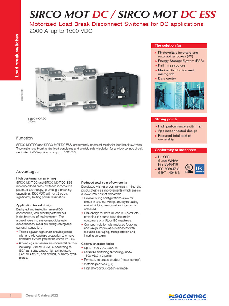 Sirco Mot DC - DC Ess - Catalogue - Pages - 2023 08 - DCG - en Us | PDF ...