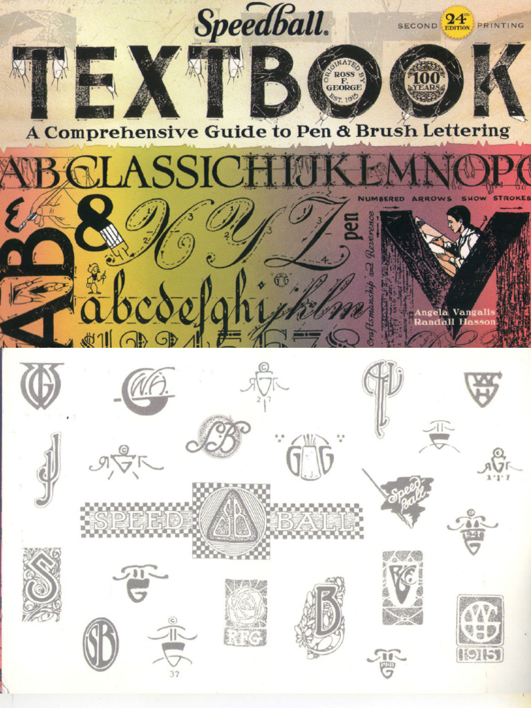 Speedball Textbook A Comprehensive Guide To Pen & Brush Lettering ...
