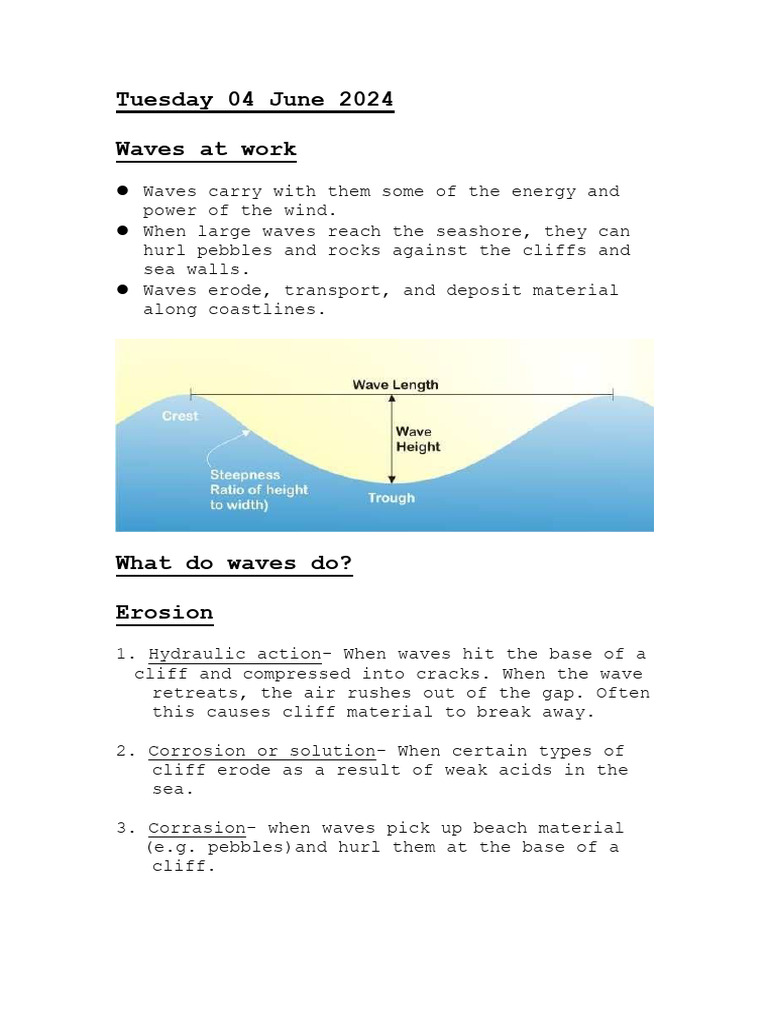 Coastal Wave Dynamics | PDF