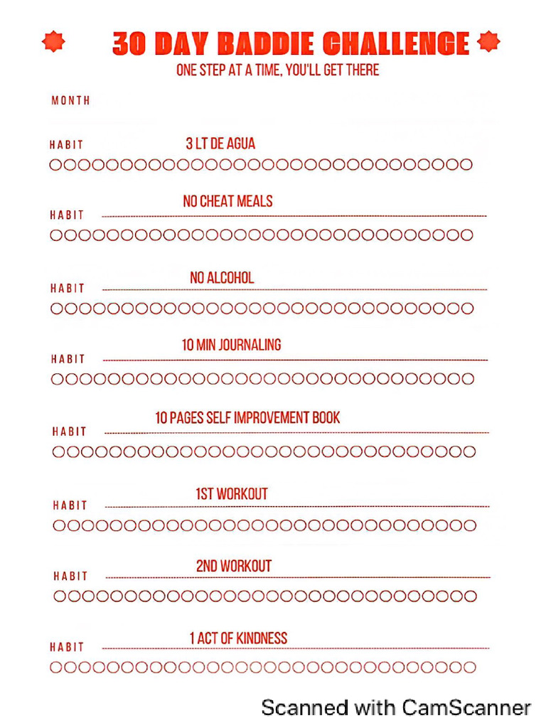 Baddie Challenge | PDF