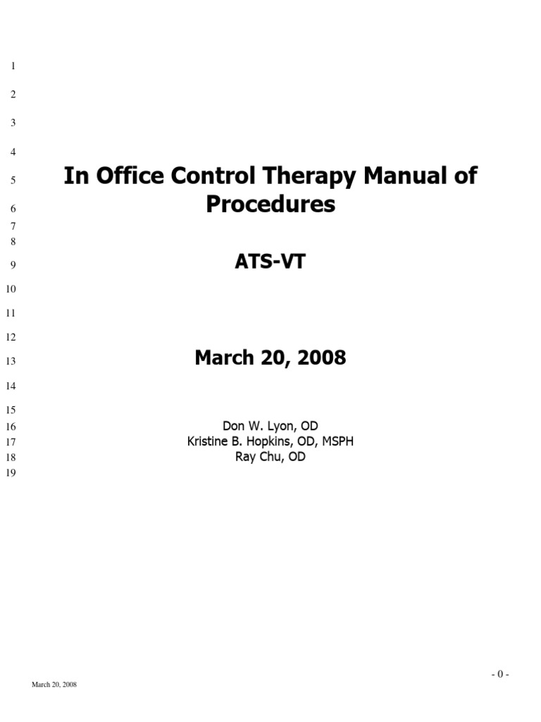 ATS12 VT Control 03 20 08 | PDF | Glasses | Memory