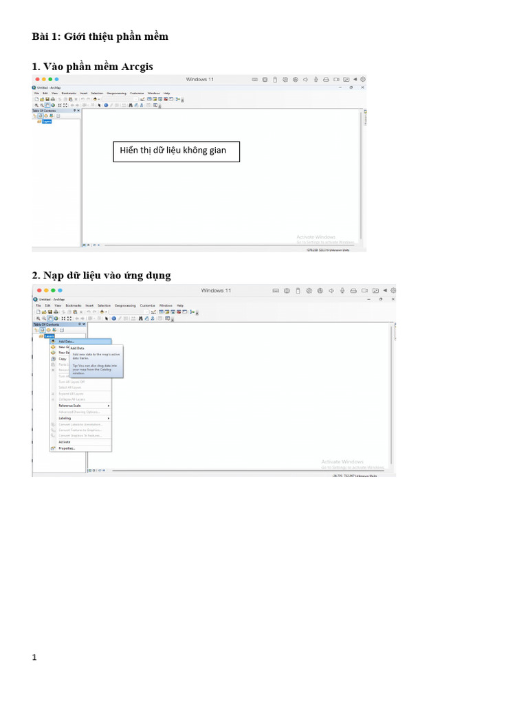 HDTH Arcgis_bai 1,2,3,4,5_sua | PDF