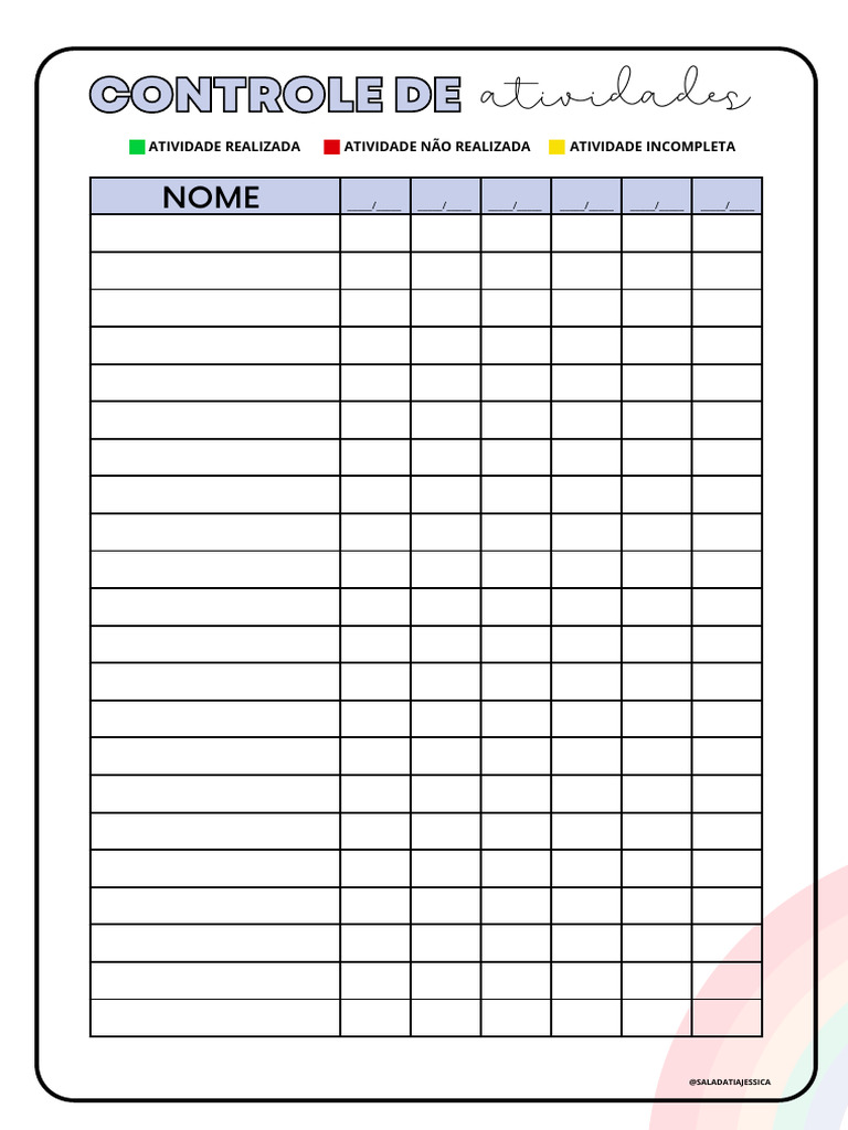 FICHA-CONTROLE-DE-TAREFAS-vsg3sa | PDF