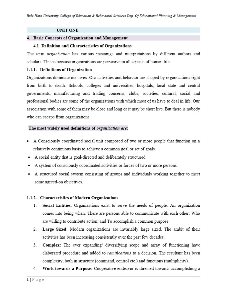 Introducation To Management Module For Students Edpm Students Pdf