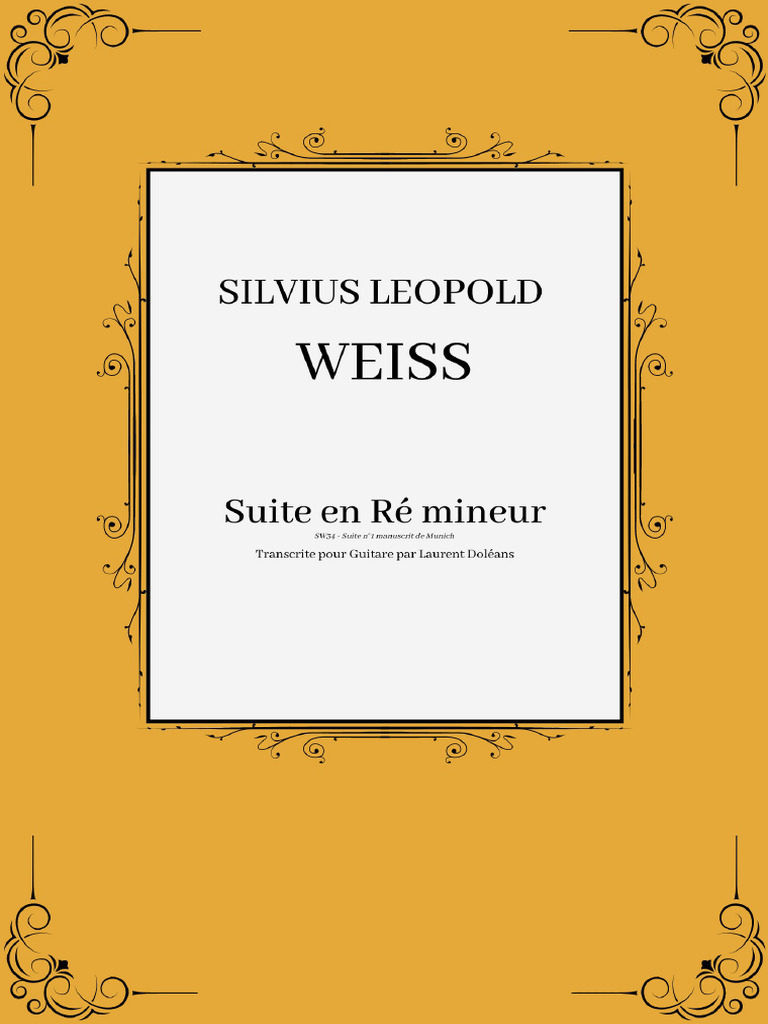 Suite SW34 Sylvius Leopold Weiss 240622 170353 | PDF