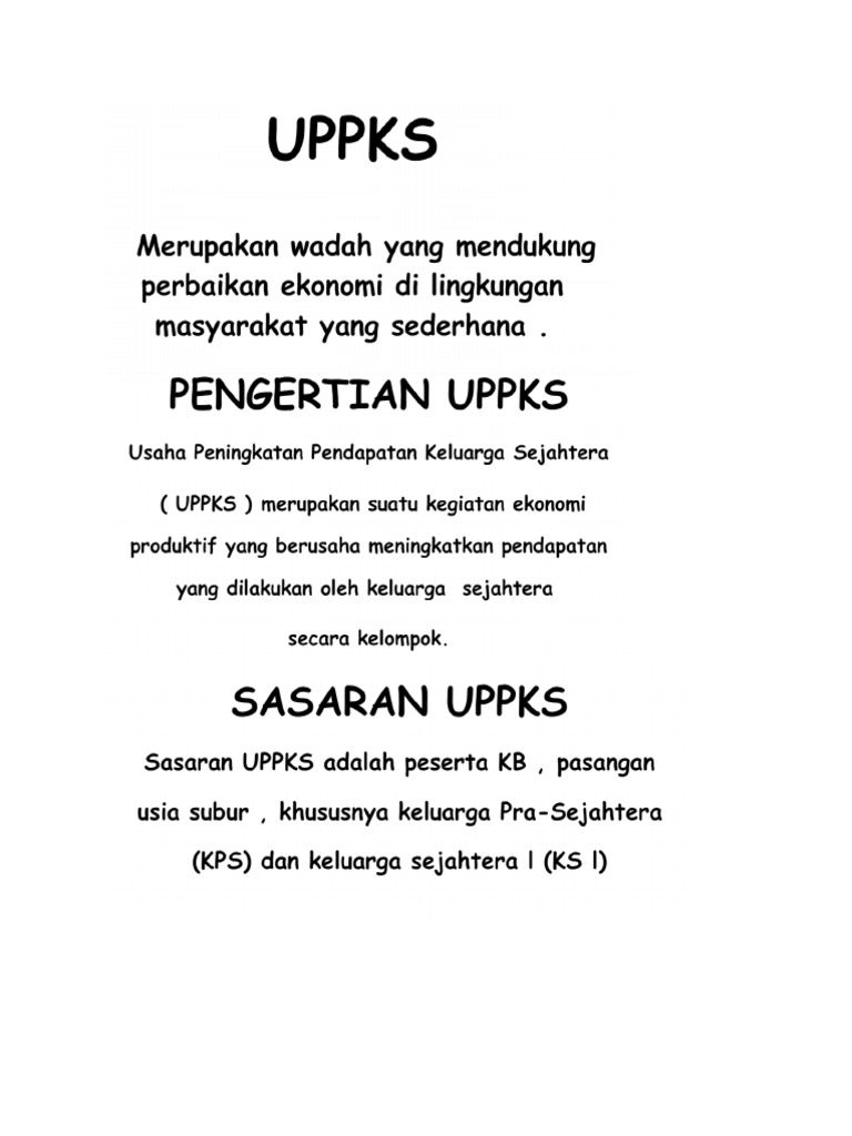 UPPKS | PDF
