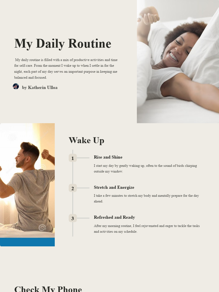 My Daily Routine | PDF
