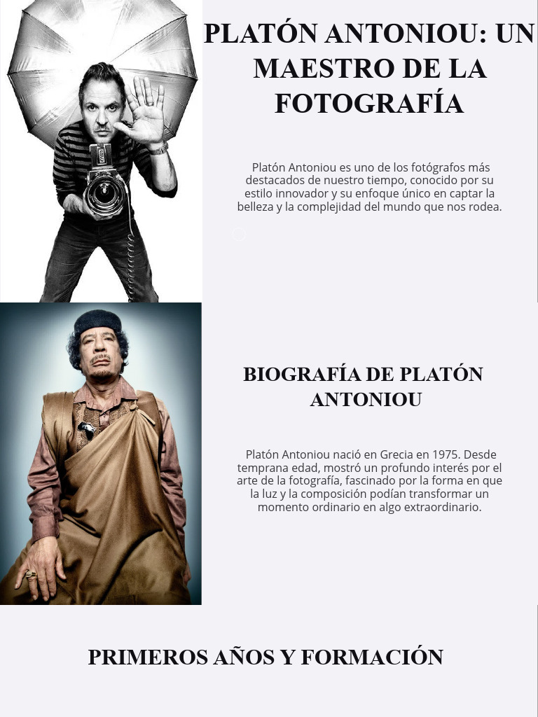 Platon Antoniou Un Maestro de La Fotografia | PDF | Platón | Museo