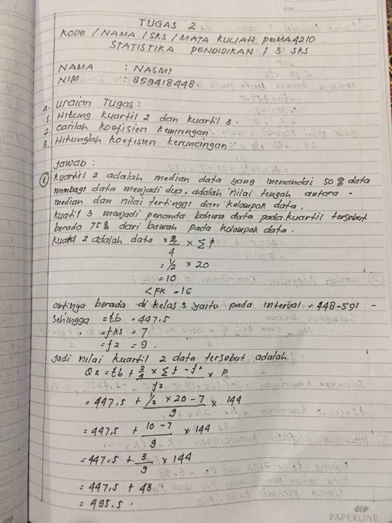 Nasmi Statistika | PDF