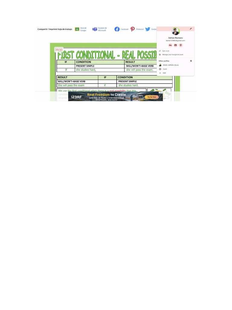 Ingles Activity | PDF