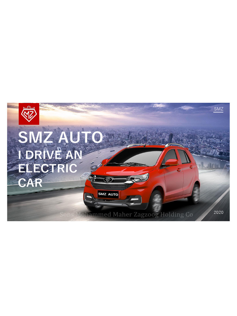 SMZ Auto Electric Vehicle Catalog 2020 | PDF | Car | Electric Vehicle