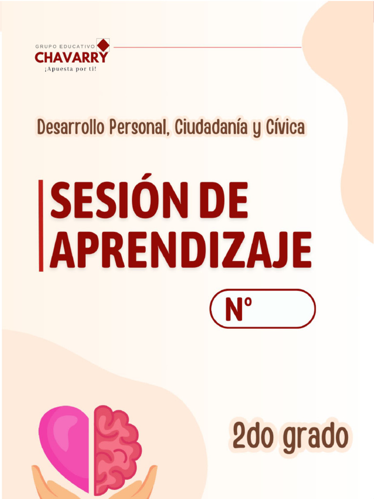 Sesión de Aprendizaje 2° Grado | PDF | Las emociones | Aprendizaje