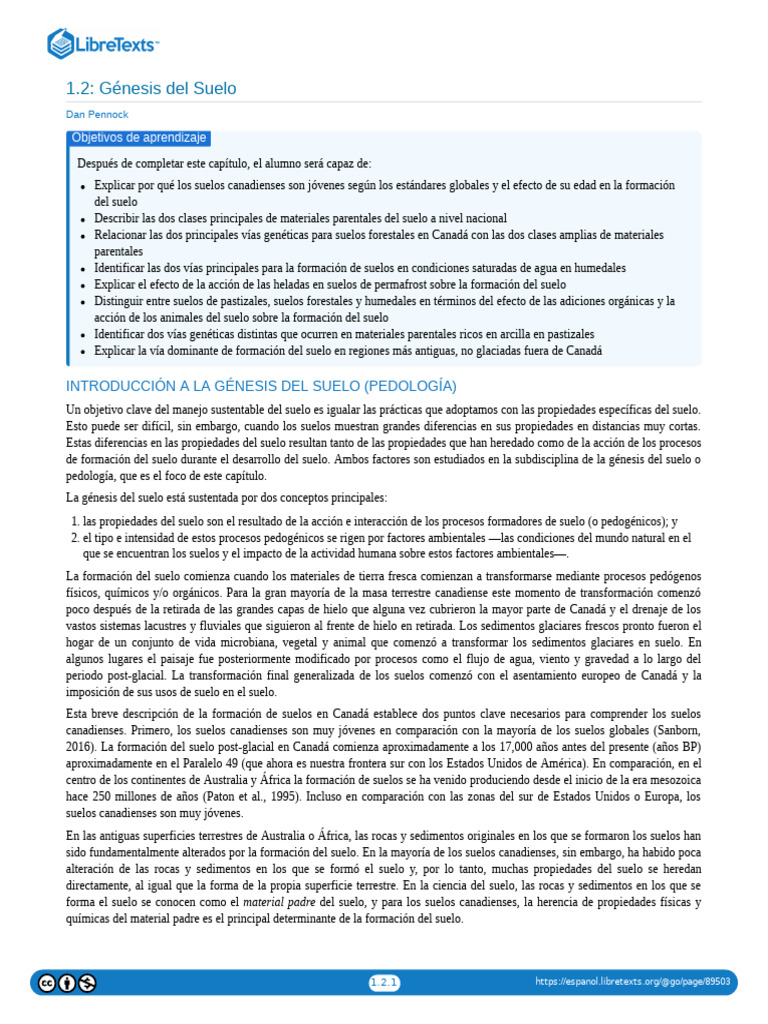 1.02 - Génesis - Del - Suelo | PDF | Roca (geología) | Suelo
