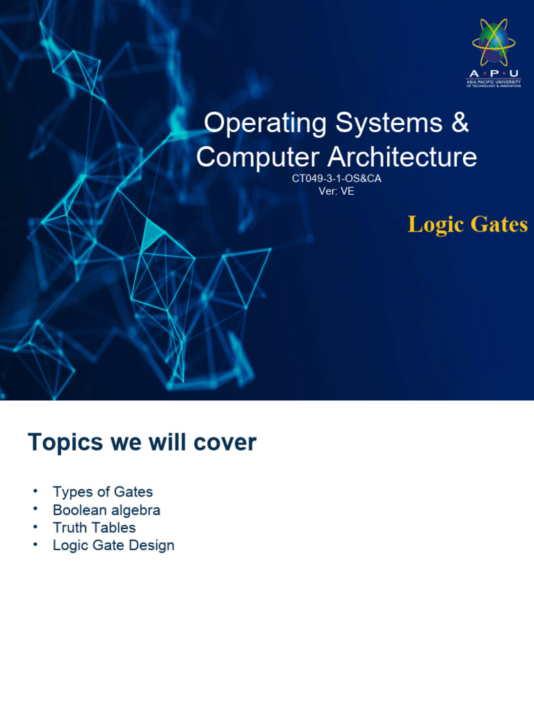 04 Logic Gates | PDF | Logic Gate | Boolean Algebra