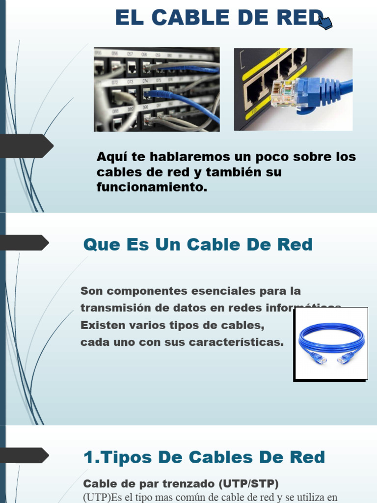 El Cable de Red | PDF | Cable coaxial | Telecomunicaciones