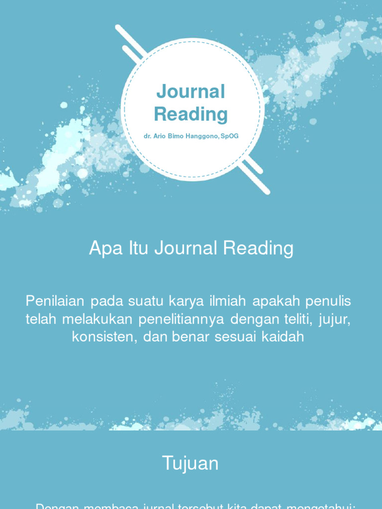 Jurnal Reading Ed 17 DR Bimo | PDF