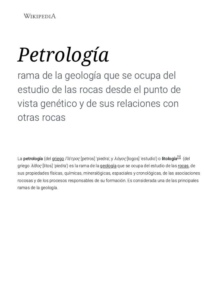 Petrologia Ignea y Metamorfica 2020 | PDF | Petrología | Roca (geología)
