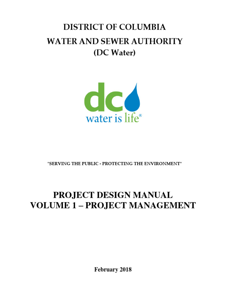 PDM Vol 1 - Project Management | PDF | Project Management | Combined Sewer