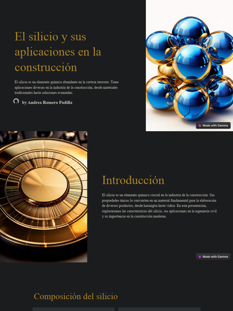 Aplicaciones del Silicio en Construcción | PDF | Silicio | Lentes