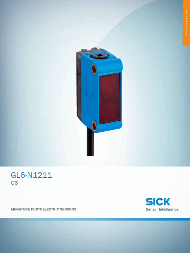 Datasheet GL6-N1211 1059923 en | Download Free PDF | Photoelectric Effect | Electrical Engineering