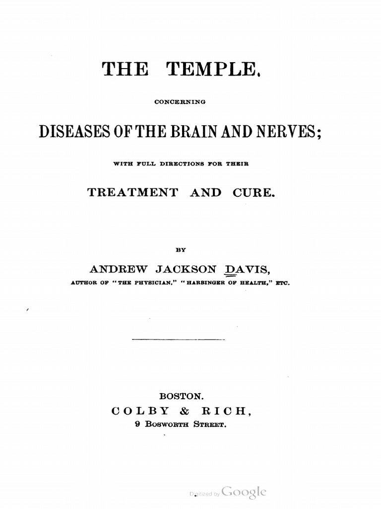 1871 Davis the Temple | PDF | Mind | Soul
