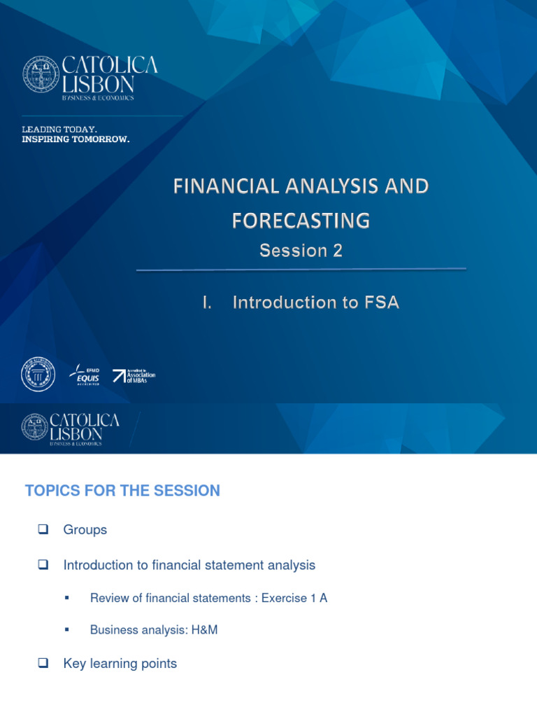 S2 P - I Introduction To FSA | PDF | Equity (Finance) | Financial Statement