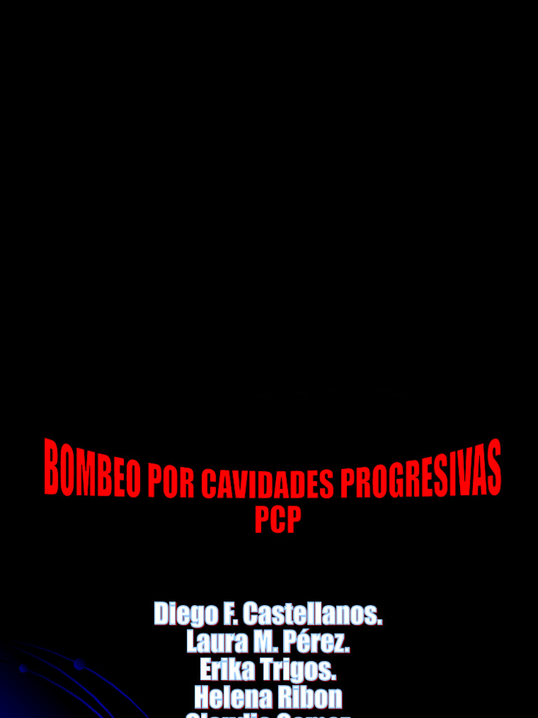 PCP LEVANTAMIENTO ARTIFICIL PCP | PDF | Bienes manufacturados | Máquinas