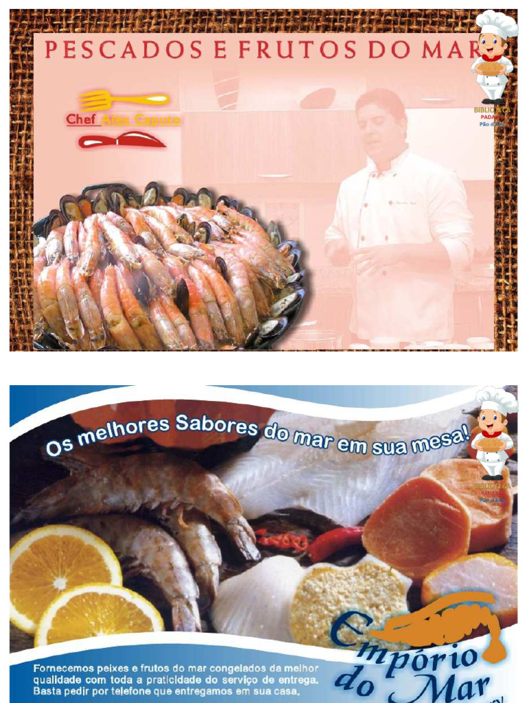 Receitas de Frutos do Mar por Alex Caputo | PDF | Alimentos | Culinária ...