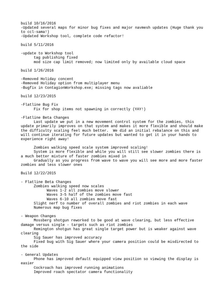 Changelog | PDF | Software Bug | Artificial Intelligence